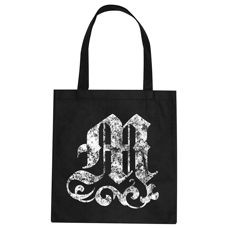 Muzzled M Logo Black Tote Bag | Muzzled Official Merchandise