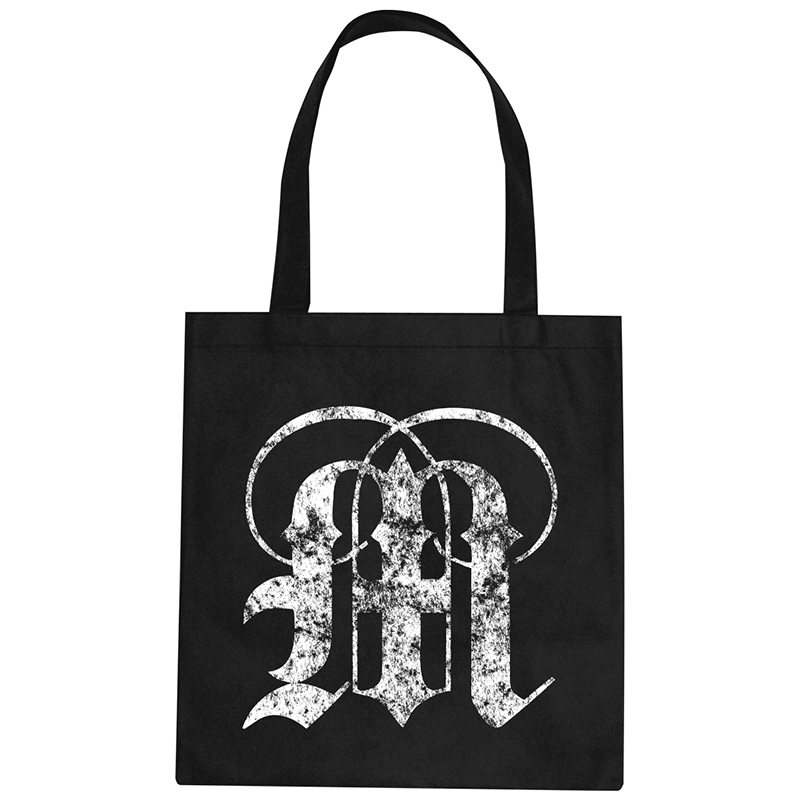 Muzzled Church M Logo Black Tote Bag | Muzzled Official Merchandise
