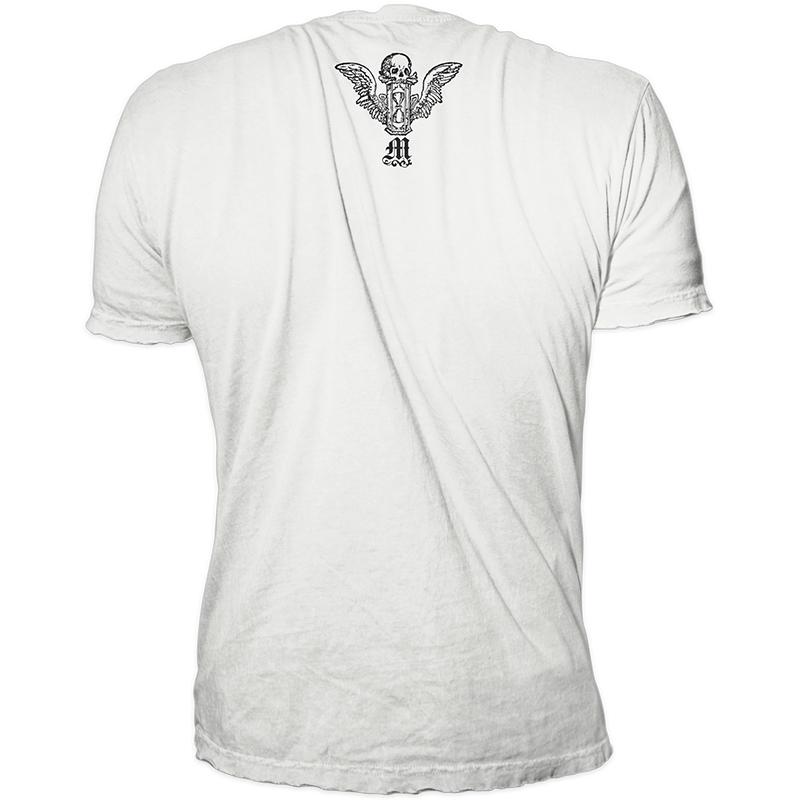 Muzzled M Logo White T-Shirt | Muzzled Official Merchandise