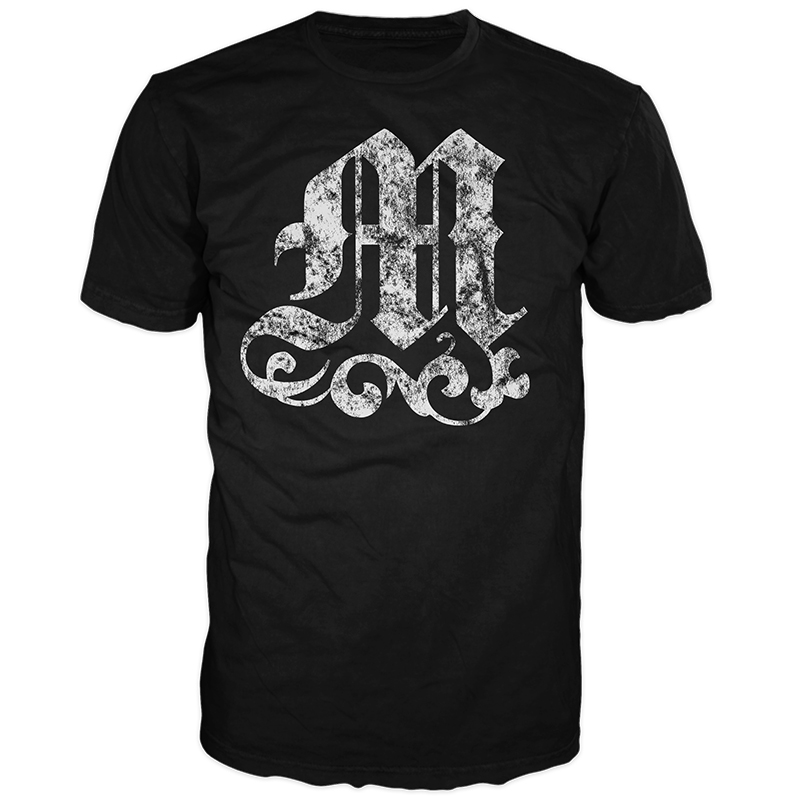 Muzzled M Logo Black T-Shirt | Muzzled Official Merchandise