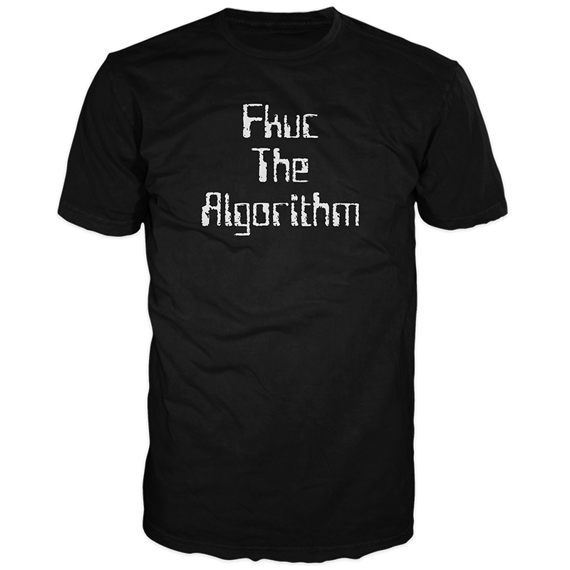 Muzzled Fkuc The Algorithm Black T-Shirt | Muzzled Official Merchandise