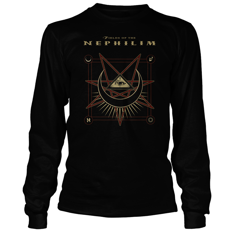 Fields Of The Nephilim Hallowed 2022 Black Long Sleeve | Fields Of The ...